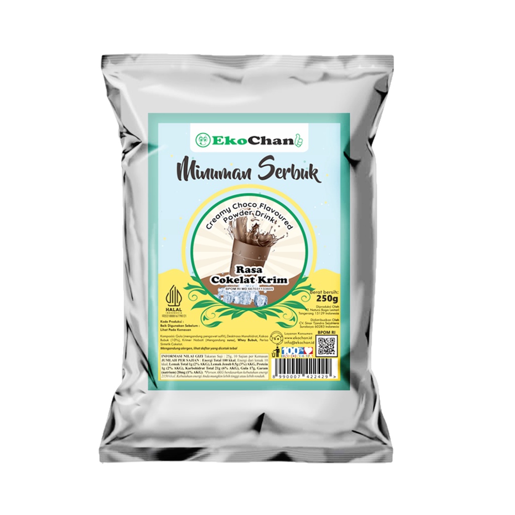 Jual Bubuk Minuman Rasa Creamy Coklat 250 gram / Serbuk Minuman Instan ...