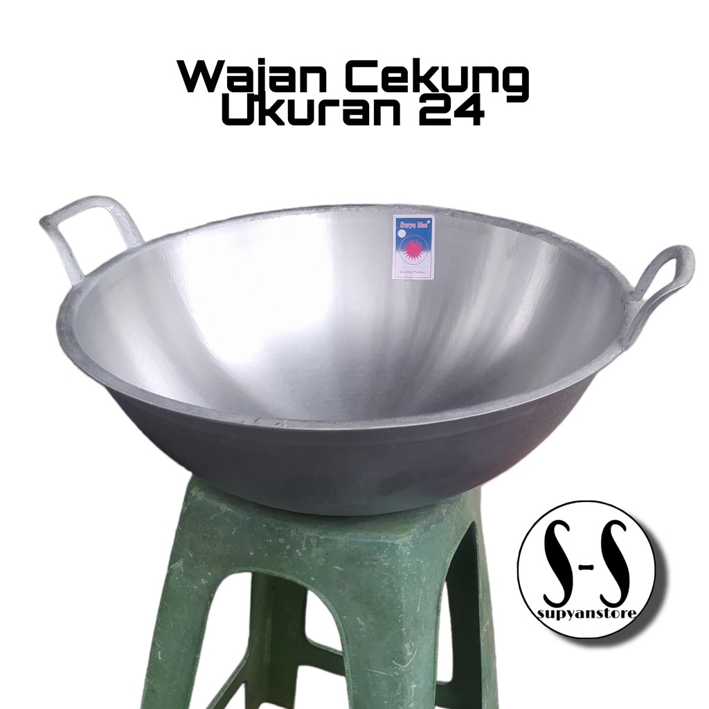 Jual Wajan cekung no 24 kuali katel Jumbo buat pesta atau hajatan ...