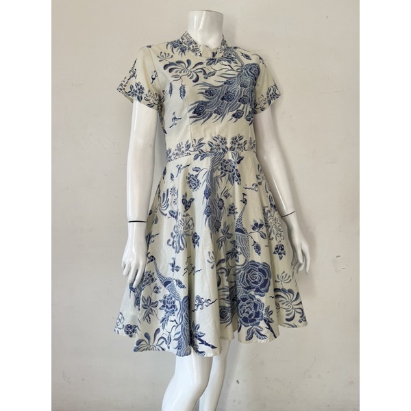 Jual Dress Cheongsam Hong Putih | Shopee Indonesia