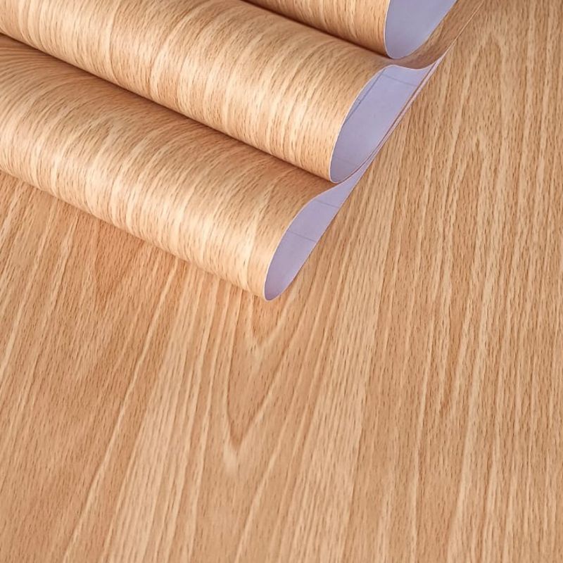 Jual Sticker Dinding Wallpaper Dinding Coklat Muda Bertekstur Serat ...