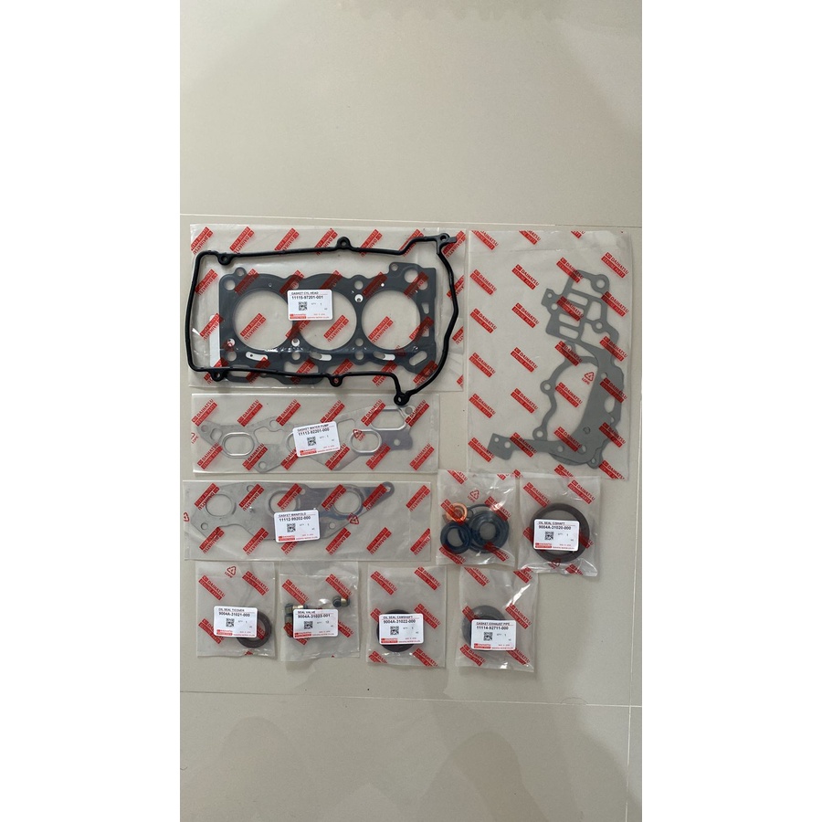 Jual Packing Full Set Packing Deksel Set Xenia 1000cc 1.0cc Non VVTI ...