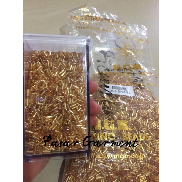 Jual Payet Jepang MGB Bambu Warna Gold 4,5 mm Per 25 gram | Shopee ...
