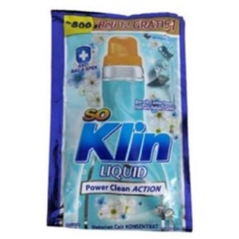 Jual So Klin liquid 22ml Renceng / Soklin Deterjen Cair 500 All Varian ...