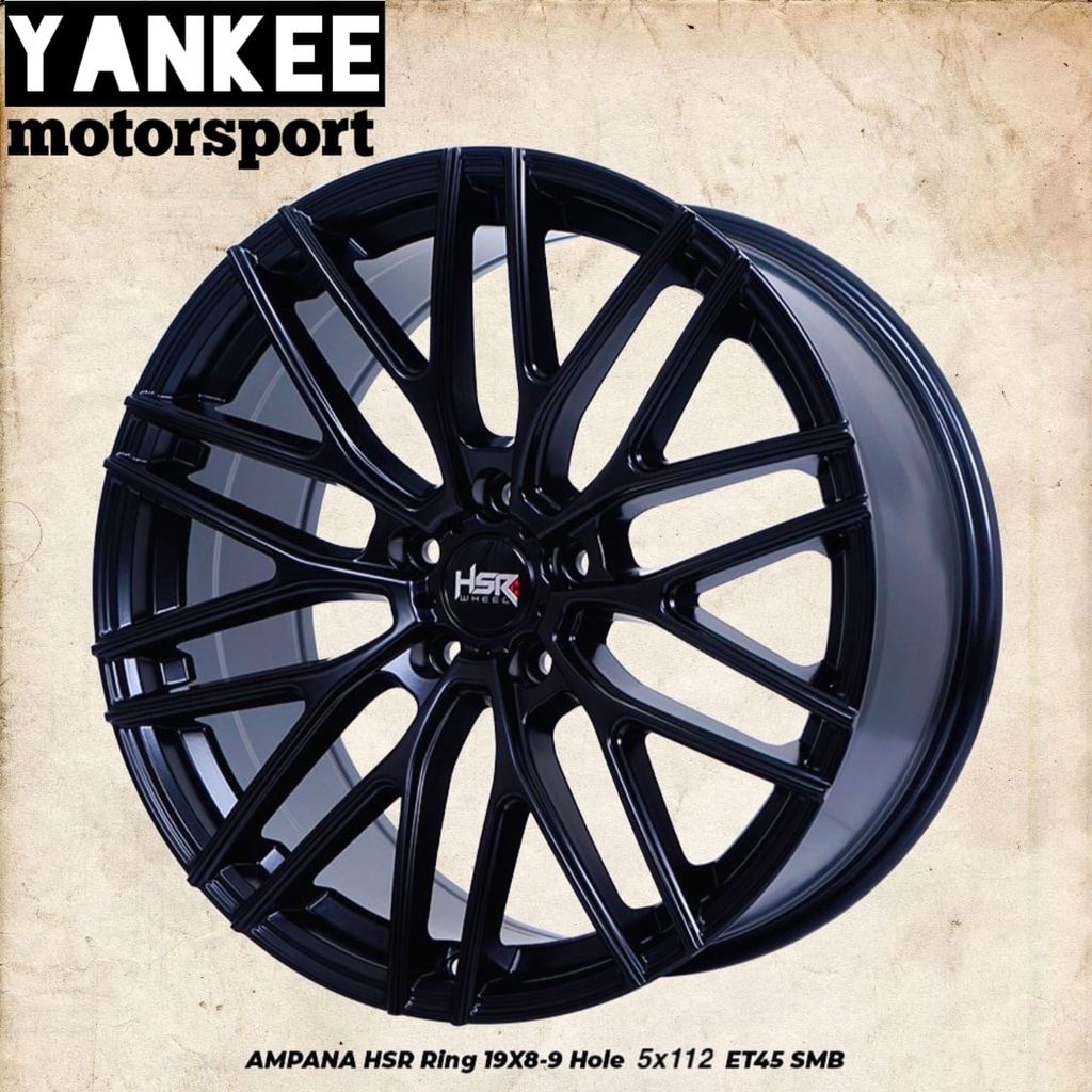 Jual Velg Mobil RIng 19 HSR AMPANA untuk Mercy, Tiguan, Macan, HRV, CRV, Innova dll | Shopee ...