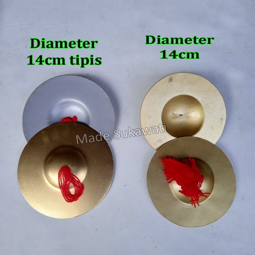 Jual Cengceng Alat musik ceng ceng bali mini diameter 14cm, | Shopee ...