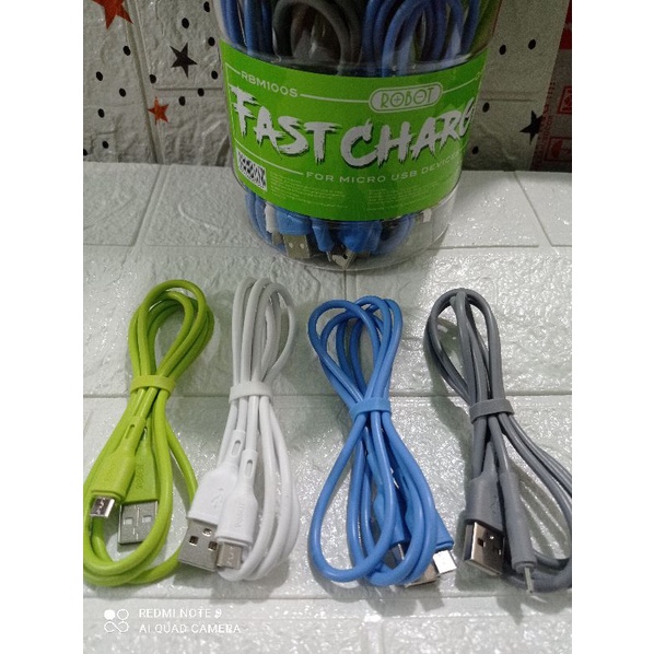 Jual Kabel Data Robot Micro 2A 100cm | Shopee Indonesia