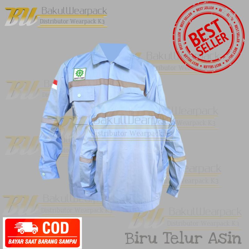 Jual Wearpack Atasan / Kemeja Safety Atasan / Pakaian Kerja Lapangan ...