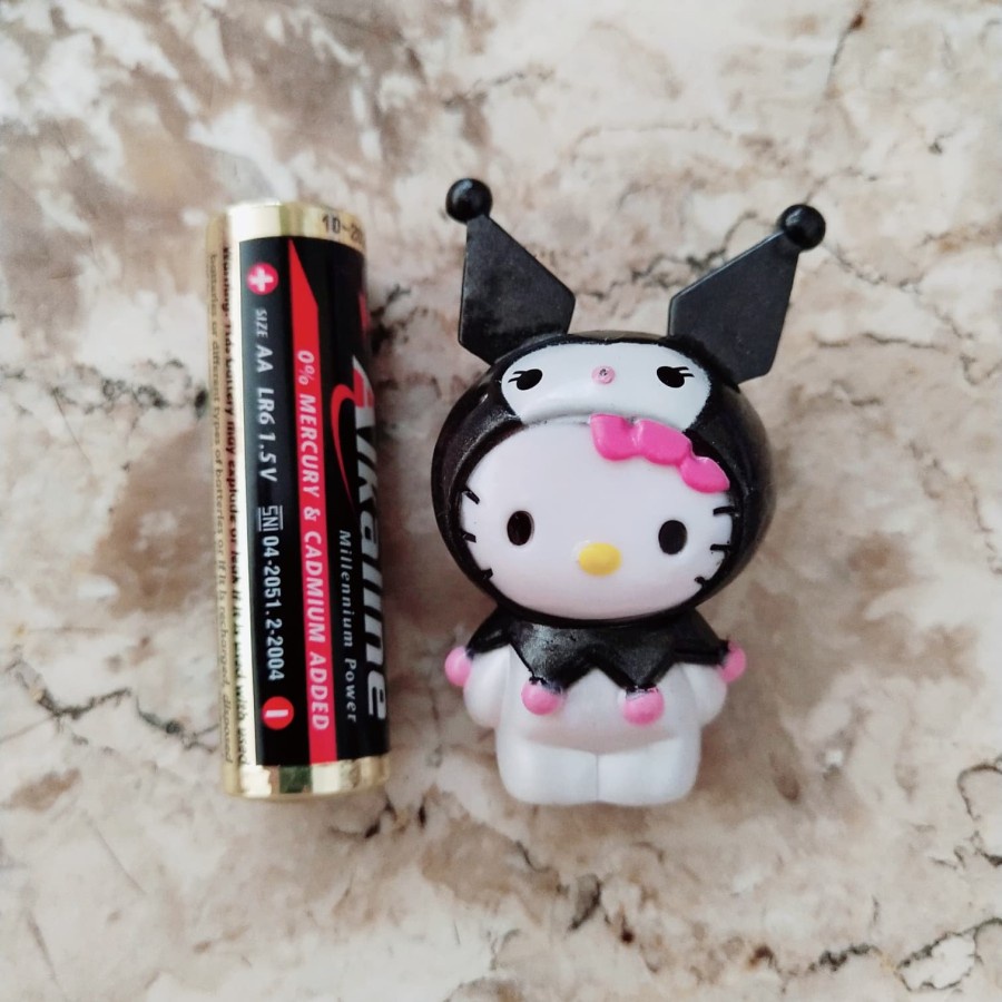 Jual MINIATUR HELLO KITTY SET 2 BLACK KEROPPI TOPPER KUE MINIATURE ...