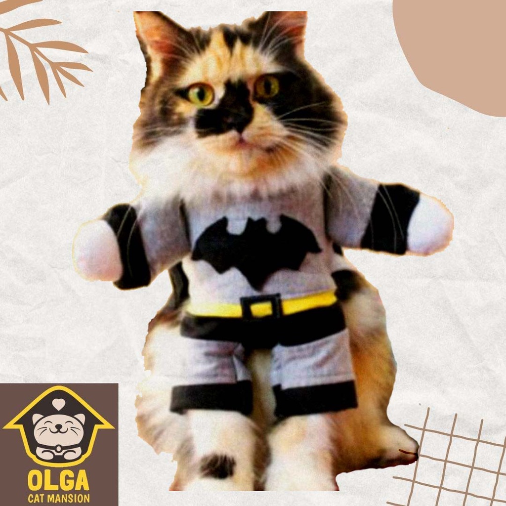 Jual Kostum batman untuk kucing dan anjing / baju kucing anjing / baju ...