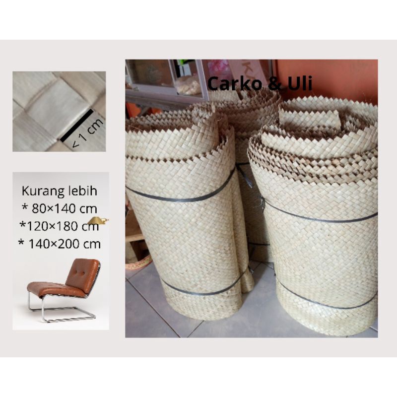 Jual Samak tikar kurang lebih 80 × 140, 120 × 180, 140 × 200 cm anyaman ...