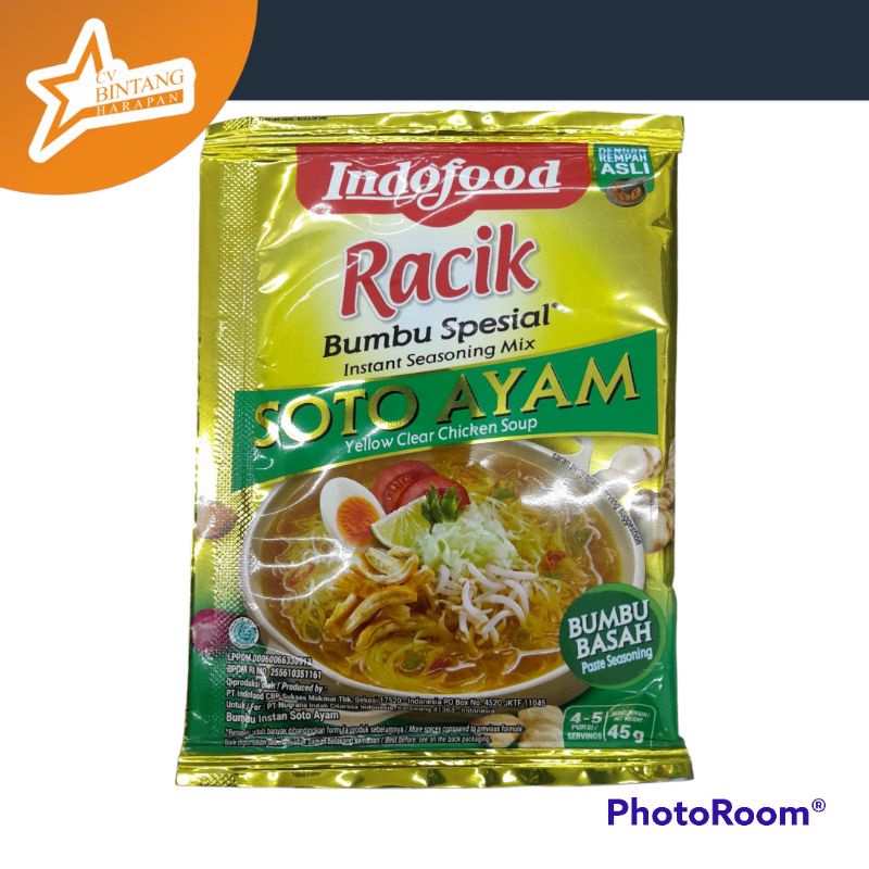 Jual Indofood Racik Bumbu Special Soto Ayam, Opor Ayam, Kare, Rendang ...