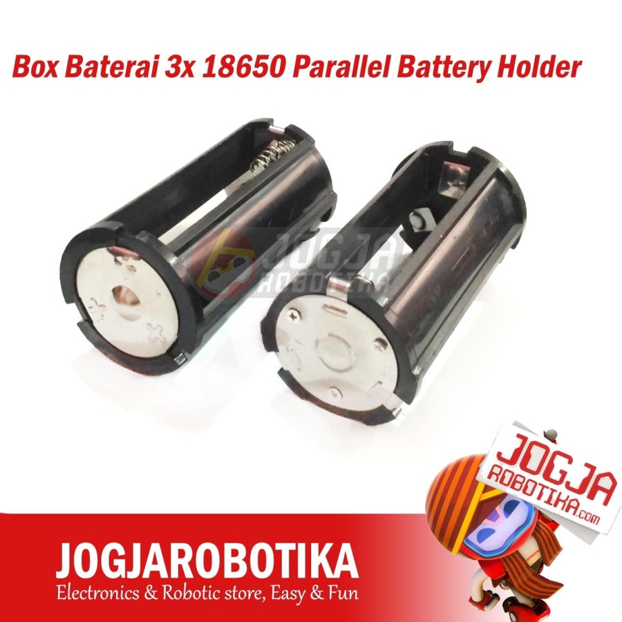 Jual Box Baterai 3x 18650 Parallel Battery Holder | Shopee Indonesia