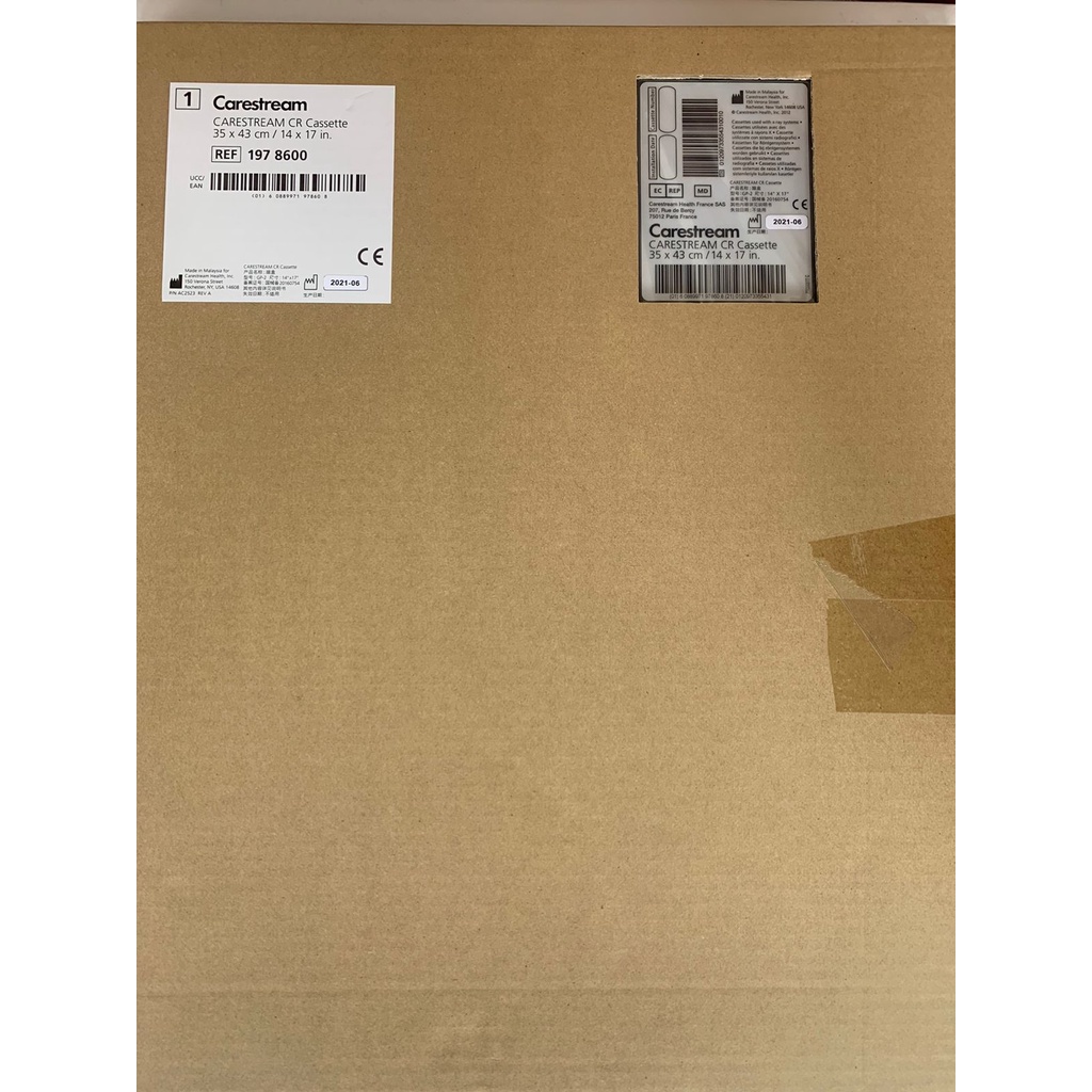 Jual Kaset CR Carestream + IP (imaging plate) Cassette 35x43 TYPE VITA ...