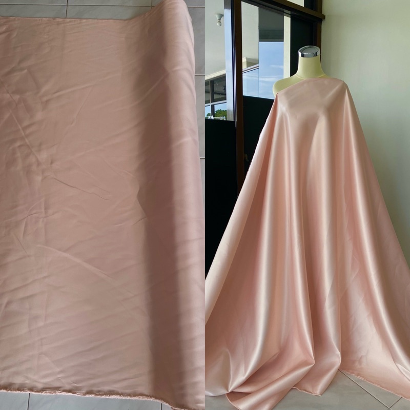 Jual Kain SATIN BRIDAL DUCHESS PREMIUM ORI / Dutches Saten / Dutchess ...