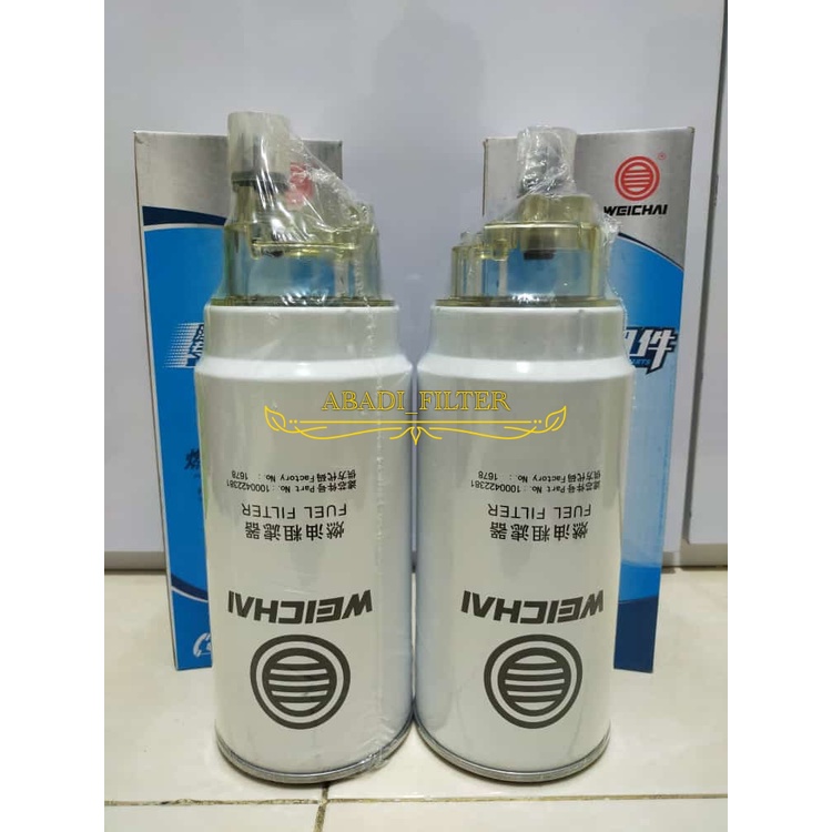 Jual Fuel Filter WEICHAI / Filter Solar WEICHAI 1000422381 / 1000424916 ...