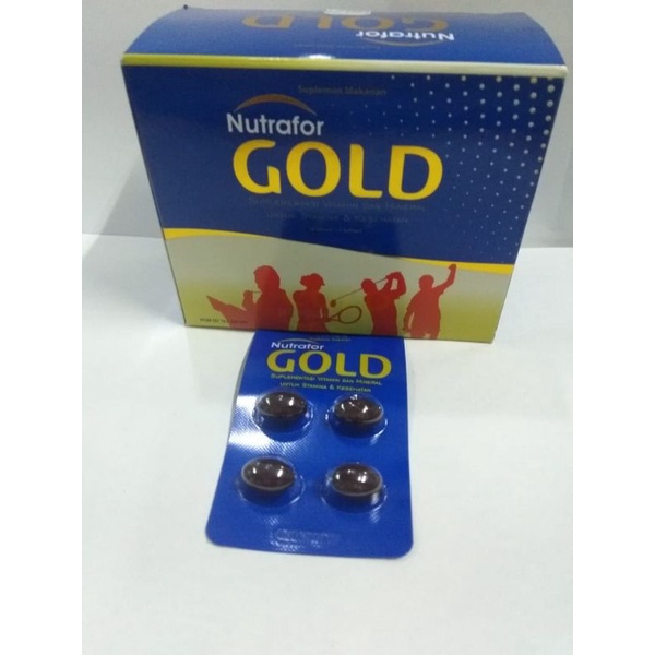 Jual Nutrafor Gold 4 Tablet (Strip) | Shopee Indonesia