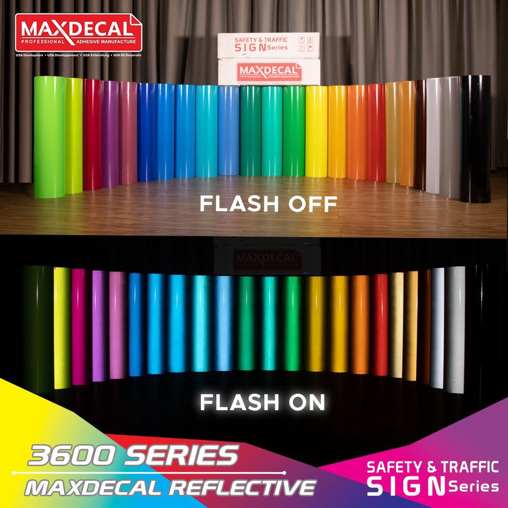 Jual Maxdecal 3600 Reflective, Meteran 60cm, Safety & Traffic Sign ...