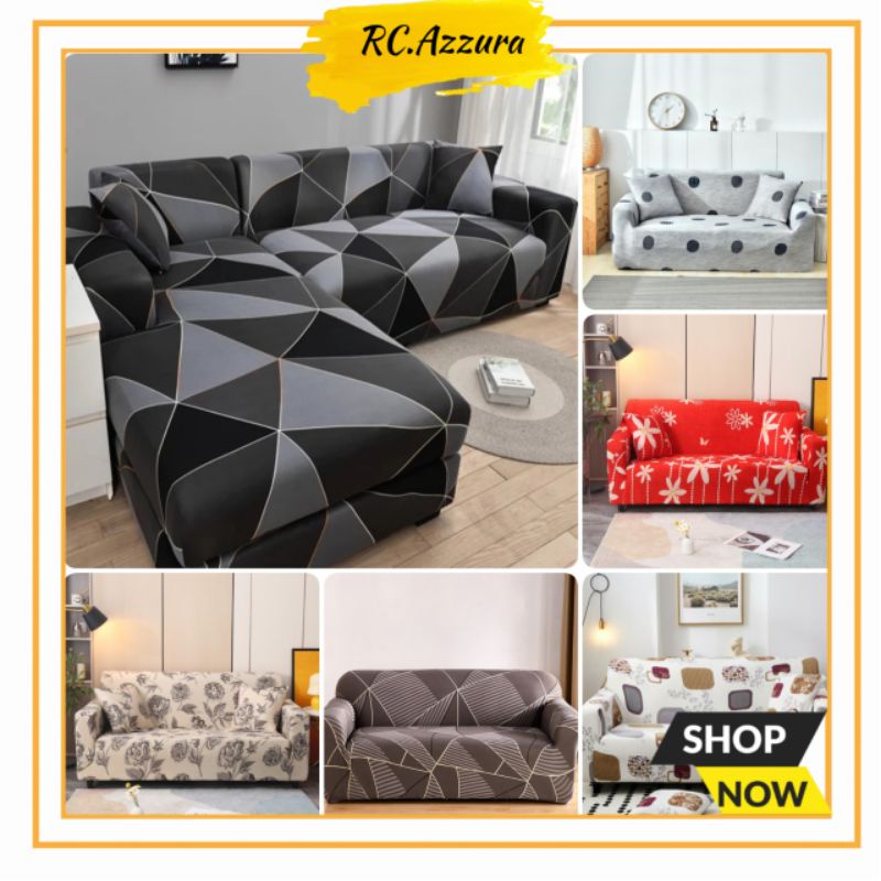 Jual Cover Sofa 1 2 3 4 Seater Sarung Sofa Anti Selip Penutup Sofa Elastic Bungkus Sofa | Shopee ...