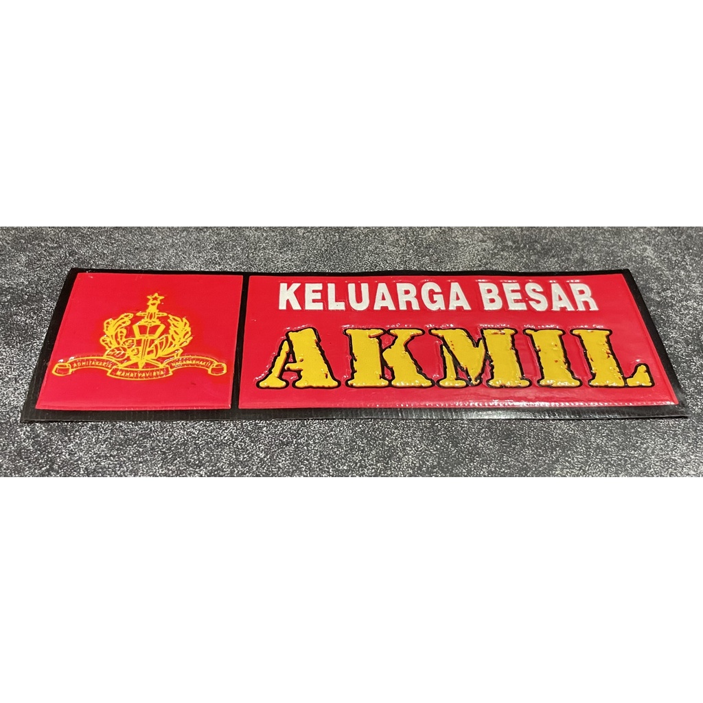 Jual Sticker Keluarga Besar AKMIL (Panjang) - Stiker Angkatan Militer ...