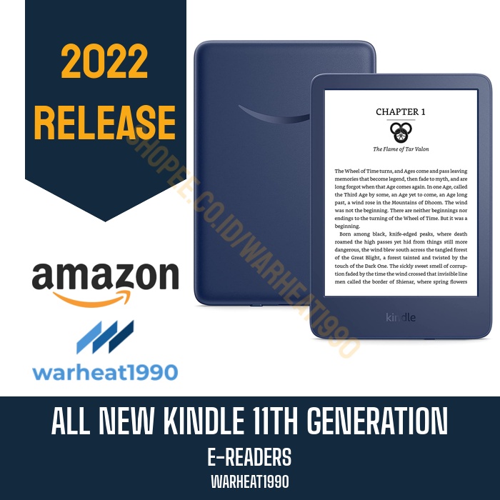 Jual Amazon Kindle 11th Generation 16GB 300ppi Basic Gen11 Gen 11 ...