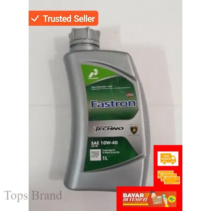 Jual Topsbrand OLI MESIN PERTAMINA FASTRON TECHNO 10W-40 1L | Shopee ...