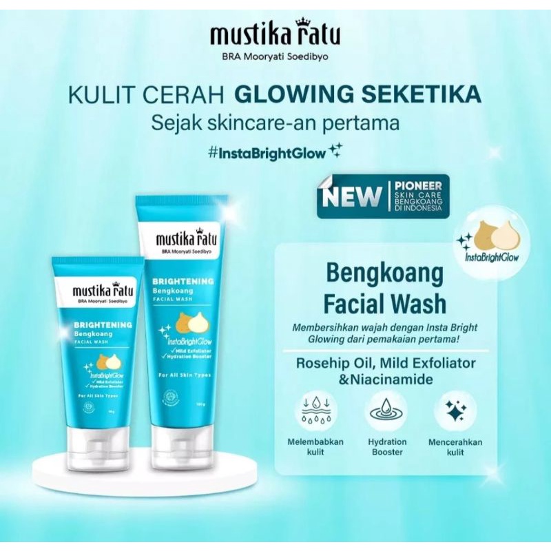 Jual mustika ratu facial wash/sabun wajah 40gr & 100gr | Shopee Indonesia