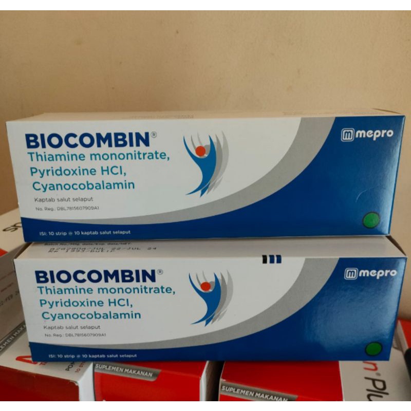 Jual Biocombin tablet vitamin B PERBOX | Shopee Indonesia