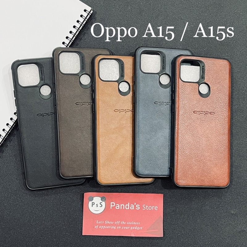 Jual Leather Case Oppo A15 / A15s Softcase Kulit Elegan Casing Slim Fit ...