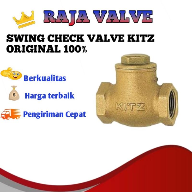 Jual 2 inch Swing Check valve KITZ kuningan | Shopee Indonesia