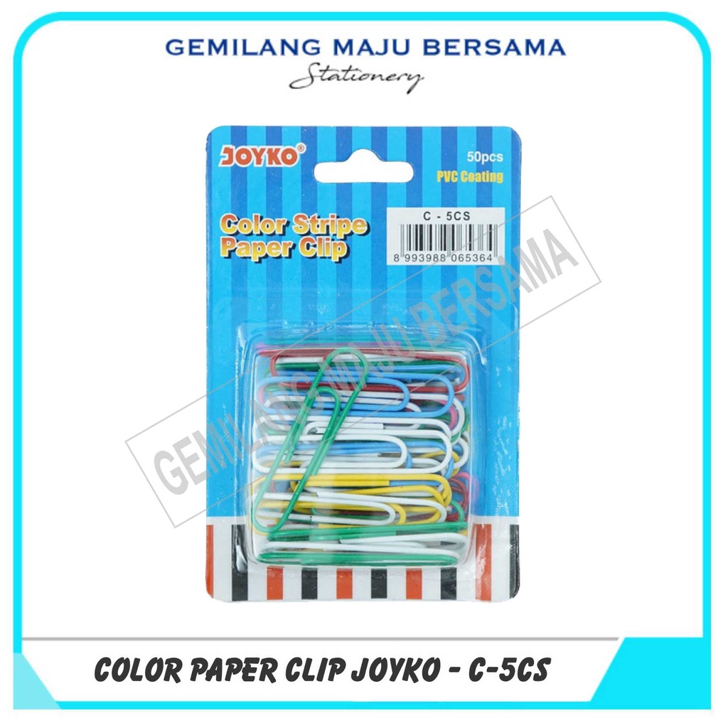Jual Paper Clip Warna Joyko C-5CS (50mm) | Shopee Indonesia