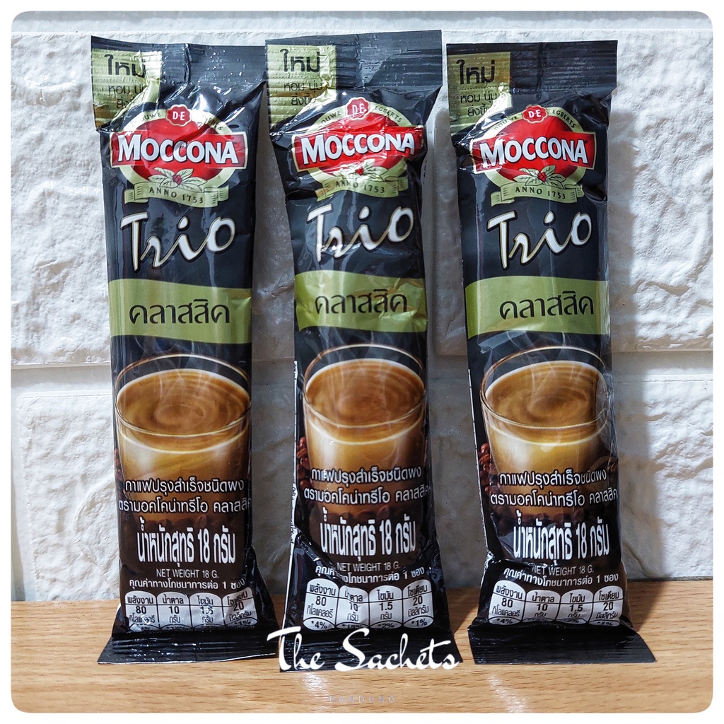 Jual Moccona Trio Instant Coffee Thailand Sachet | Shopee Indonesia