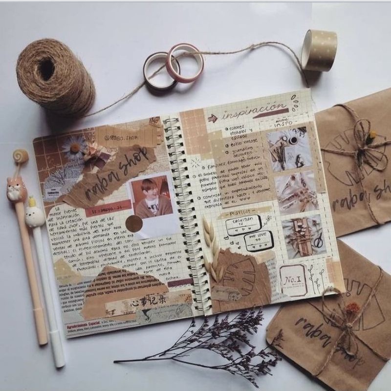 Jual Paket Journal Scrapbook | Scrapbook Bullet Journal Tumblr Kit ...
