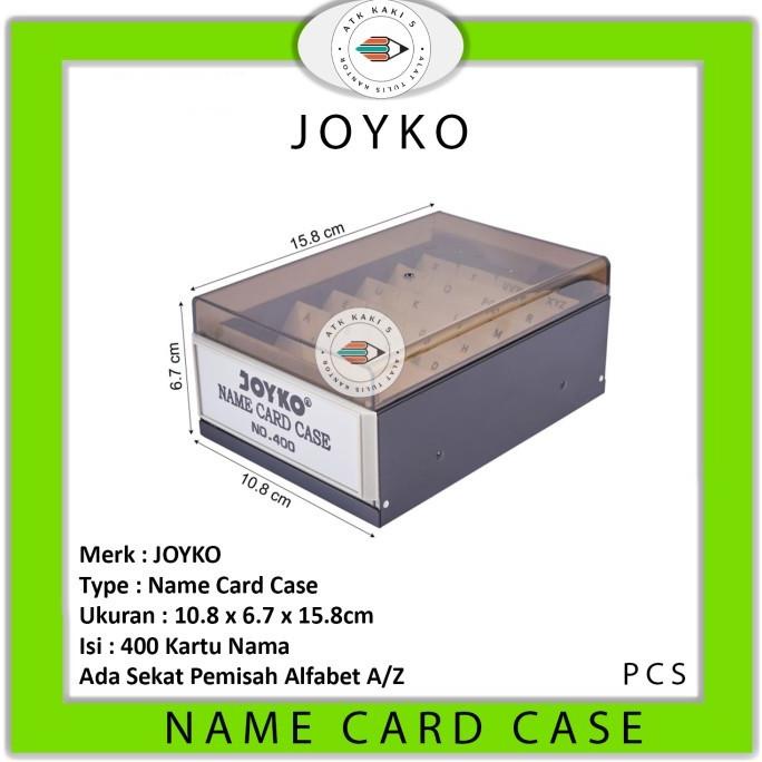 Jual Box Name Card / Name Card Case 400 JOYKO / Kotak Kartu Nama ...