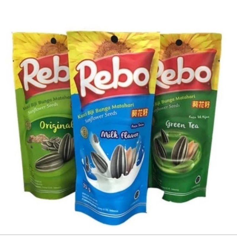 Jual Kuaci Rebo Milk Green Tea 150 Gram Shopee Indonesia