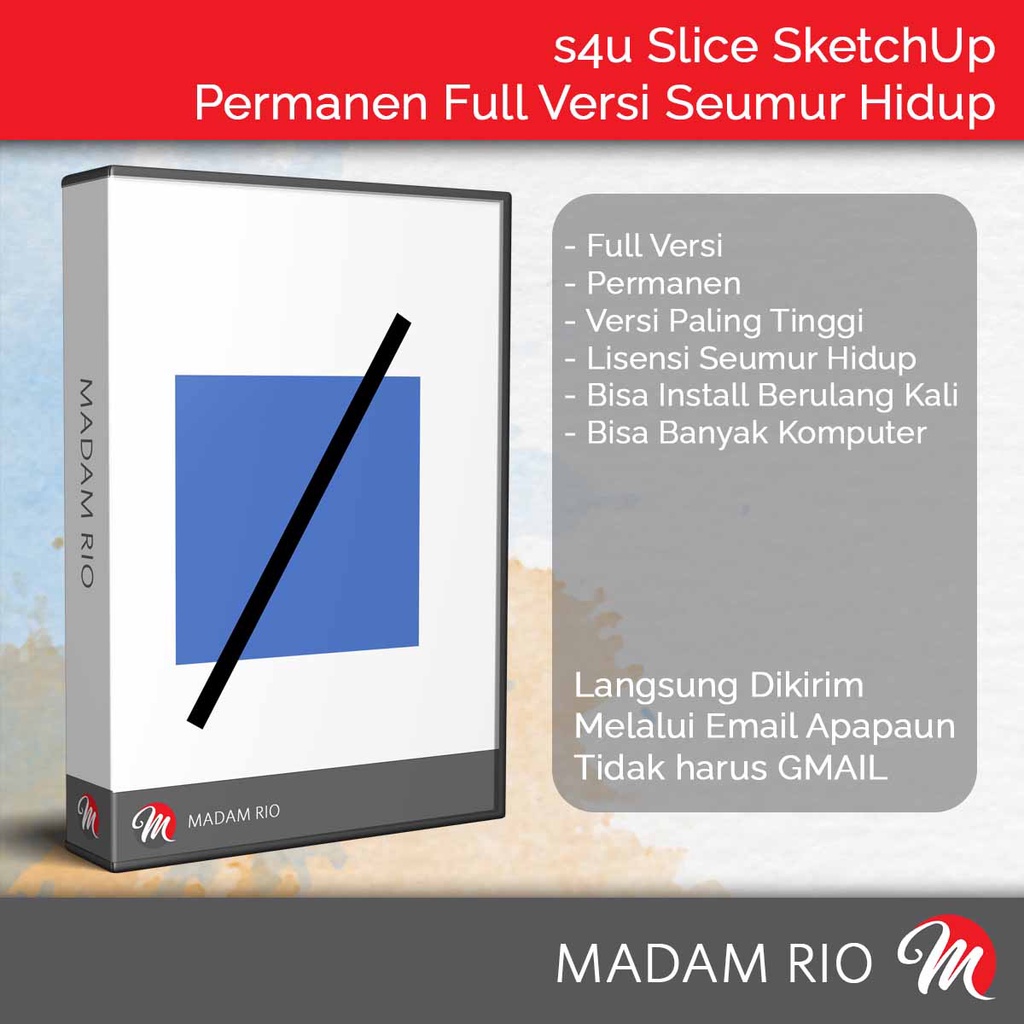 Jual s4u Slice SketchUp Permanen Full Versi Seumur Hidup | Shopee Indonesia