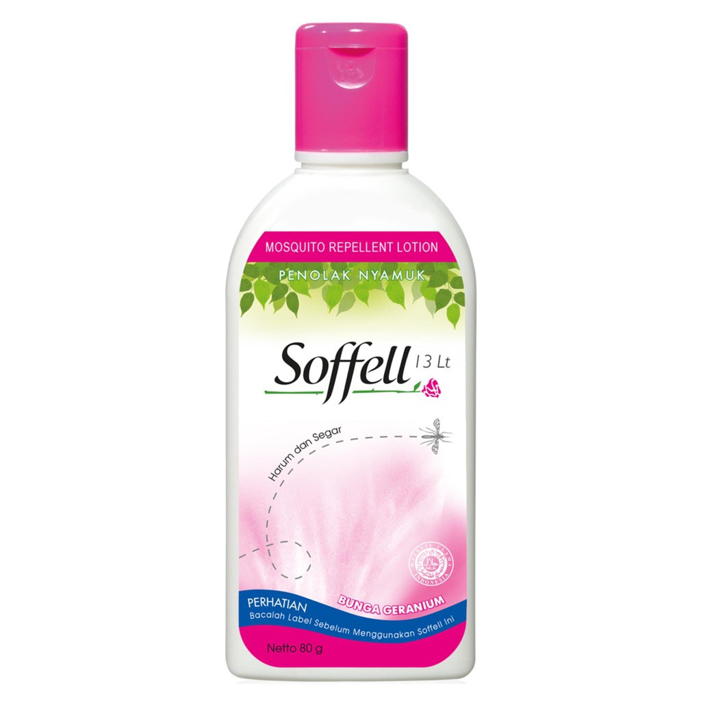 Jual Soffell Lotion Bunga Geranium 80 g | Shopee Indonesia