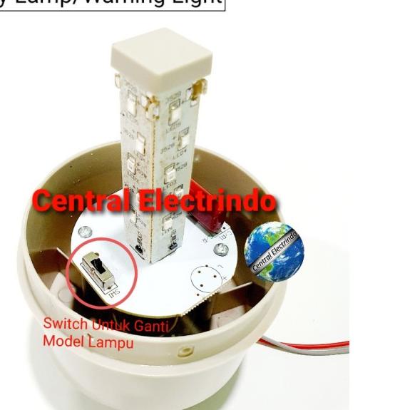 Jual ROTARY LAMP LED N1101 MERAH MULTI VOLT/MULTI FUNGSI. | Shopee ...