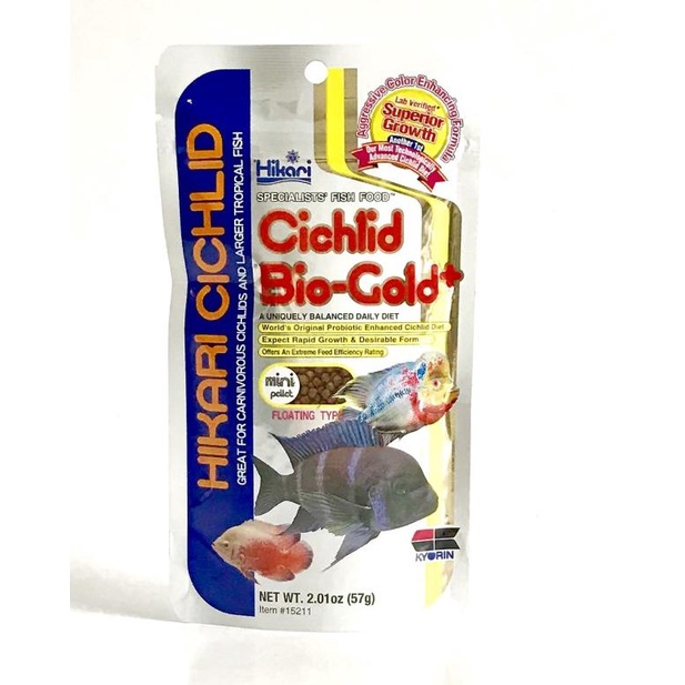 Jual Hikari cichild bio gold 250gram (Medium) | Shopee Indonesia
