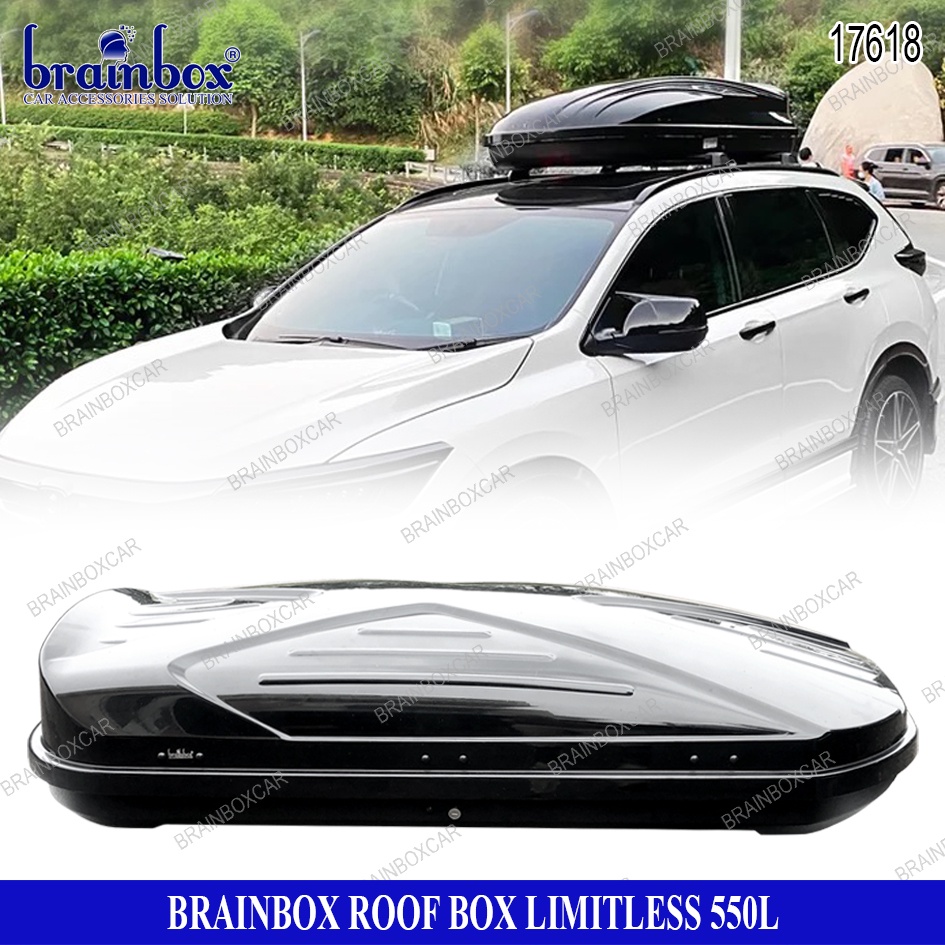 Jual Brainbox Roof Box Limitless 550L Kotak Bagasi Atas Atap Mobil ...
