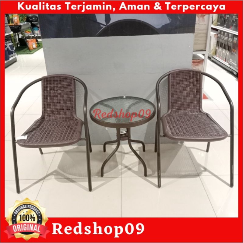 Jual Set kursi teras/set kursi dan meja teras/kursi/meja | Shopee Indonesia
