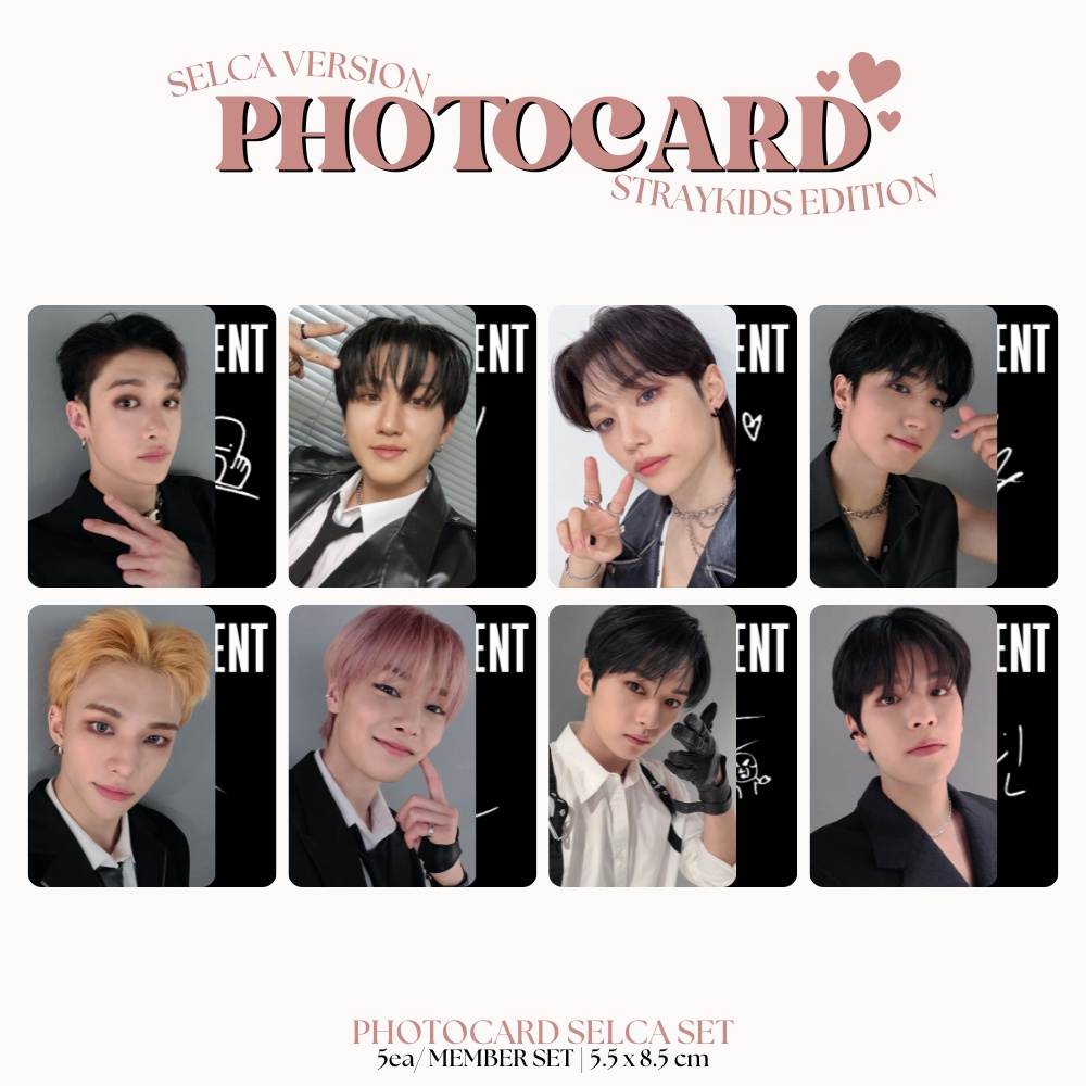 Jual PHOTOCARD STRAY KIDS SELCA MAXIDENT CASE 143 2SISI (ISI 5 PCS + LAMINASI 2 SISI) TANDA ...