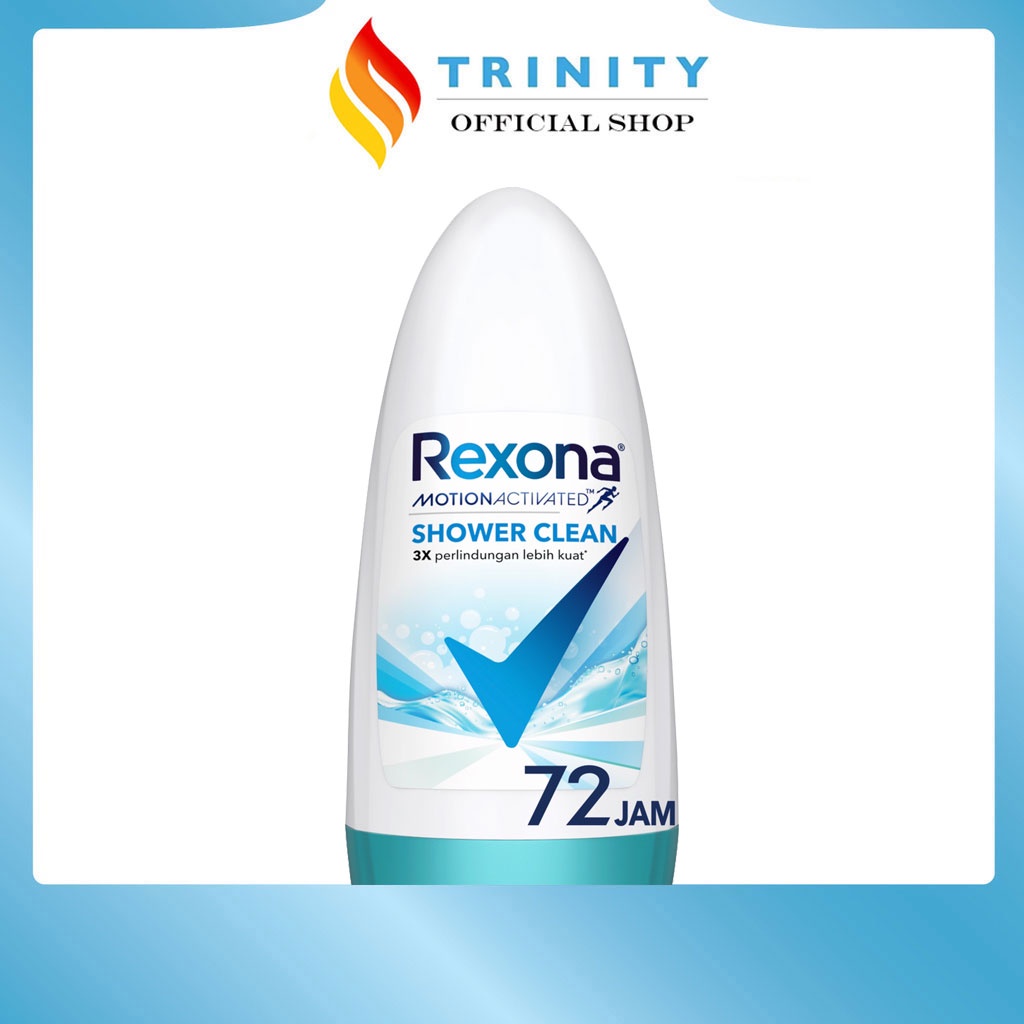 Jual Rexona Women Deodorant Roll On Anti-Perspirant Shower Clean 45ml | Shopee Indonesia