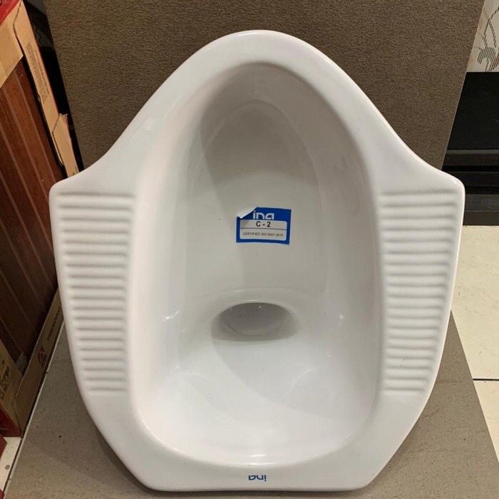 Jual Kloset Closet Kloset Jongkok Ina C-2 Putih Single Bowl Toilet ...