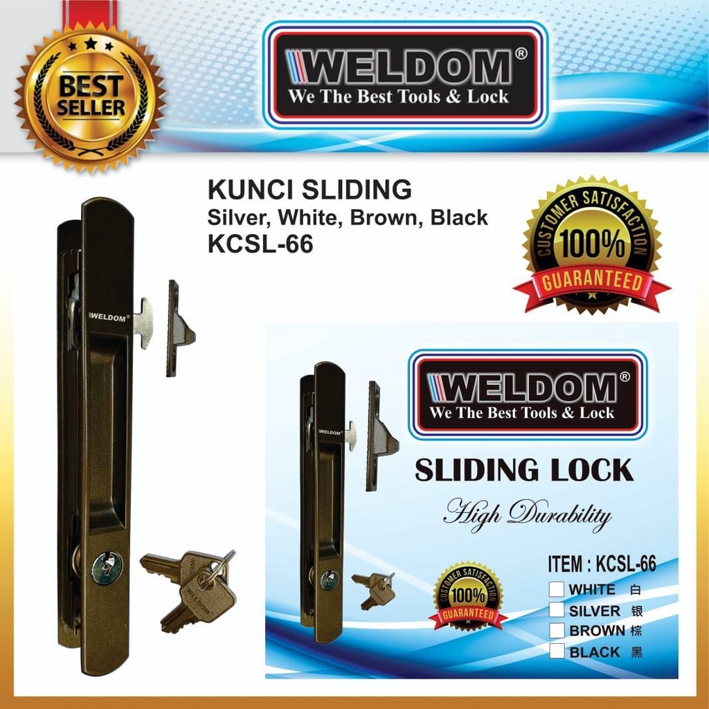 Jual Handle Kunci Pintu Aluminium Sliding Geser Tanam RA66 ( KCSL-66 ...