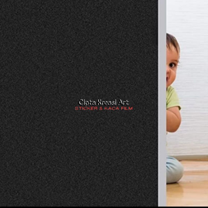 Jual Stiker Kaca Sandblast Hitam Sticker Sunblast Sandblast Polos Buram ...
