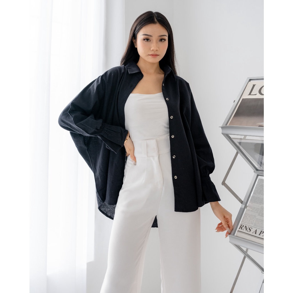 Jual SEMINGGU - Pieta Oversized Shirt | Shopee Indonesia