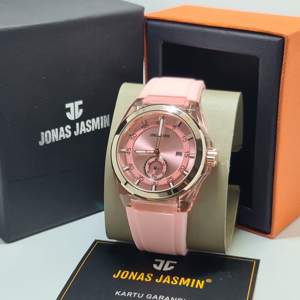 Jual (COD) Jam Tangan Wanita Jonas Jasmin Jj6117Sv Original Chrono ...