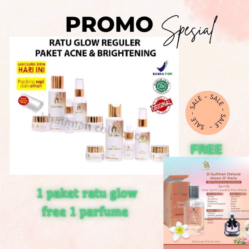 Jual RATU GLOW SKINCARE ORI FREE PARFUME | Shopee Indonesia