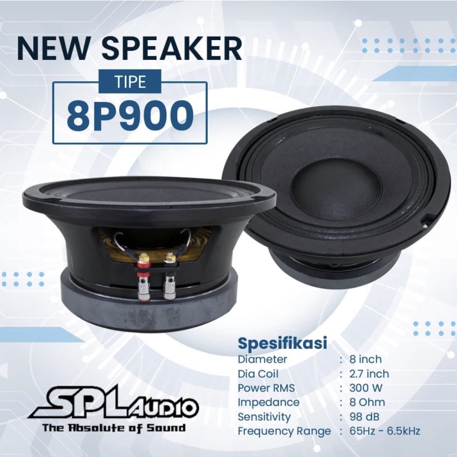 Jual SPEAKER SPL AUDIO 8" 8P900 COCOK BUAT SOUND MINIATUR | Shopee ...
