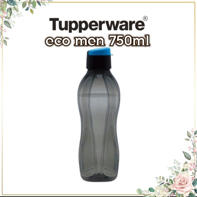 Jual eco men black tupperware eco man bottle tutup botol eco men 750ml ...
